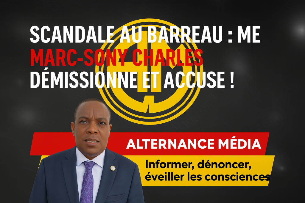 Scandale au Barreau de Port- au- Prince: Me Marc-Sony Charles claque la ...